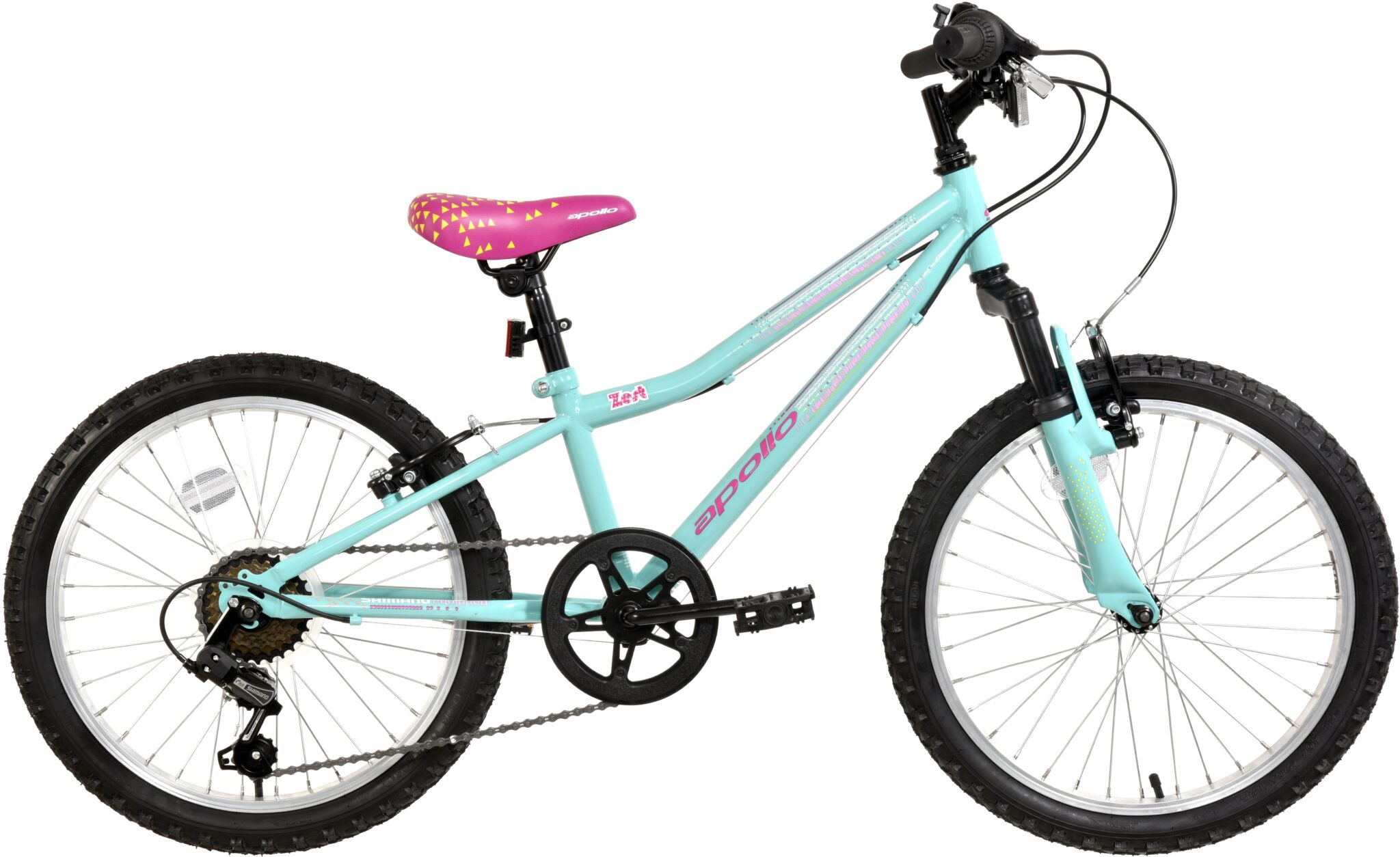 £180.00 Apollo Zest Junior Mountain Bike Pink Saddle – 20 inch Wheel ...